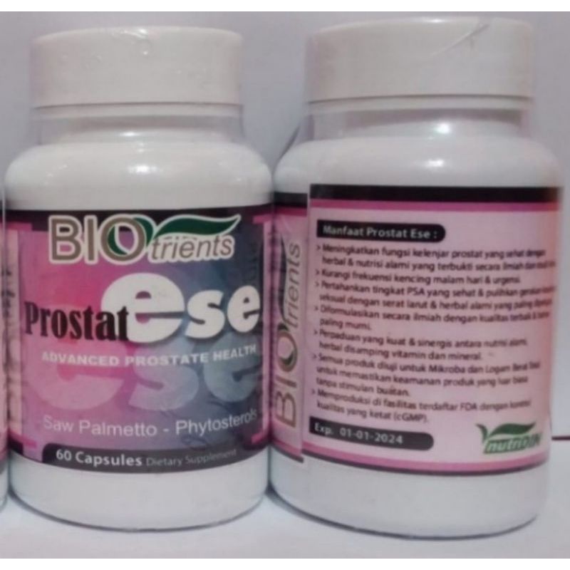 Jual BIO TRIENTS PROSTATESE OBAT HERBAL PENGOBATAN PROSTAT PRIA DIJAMIN ...