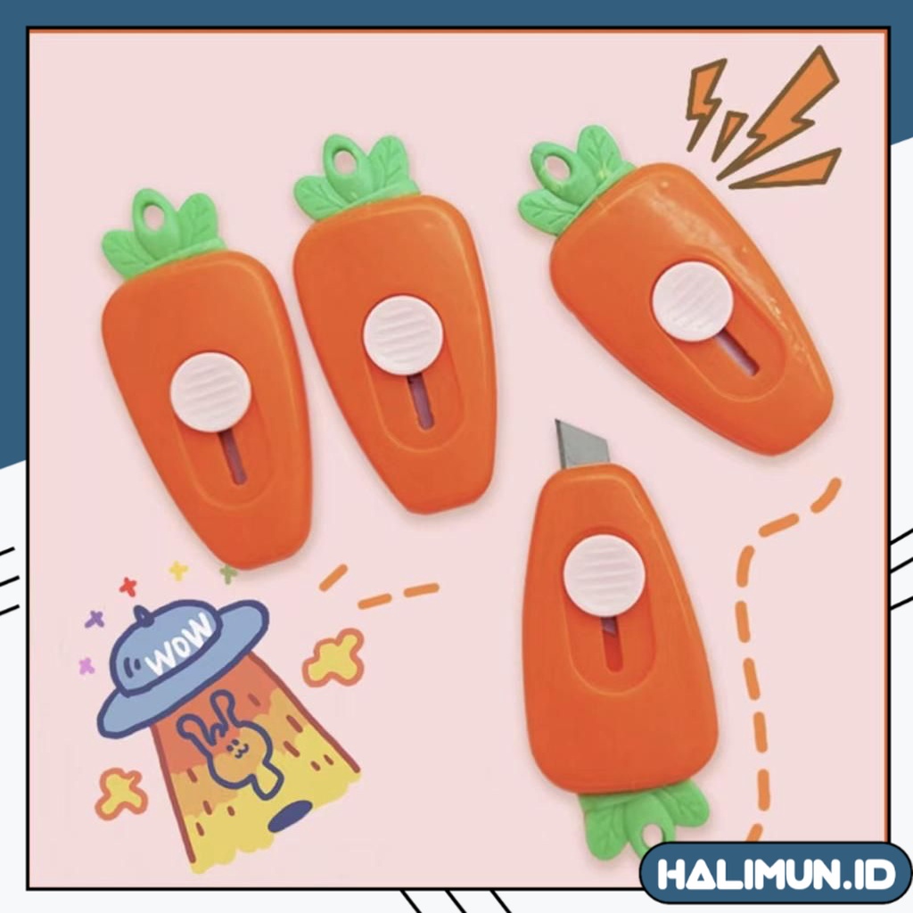 Jual HL036 Cutter Mini Portable Bentuk Carrot Wortel Mini Cutter Polos ...