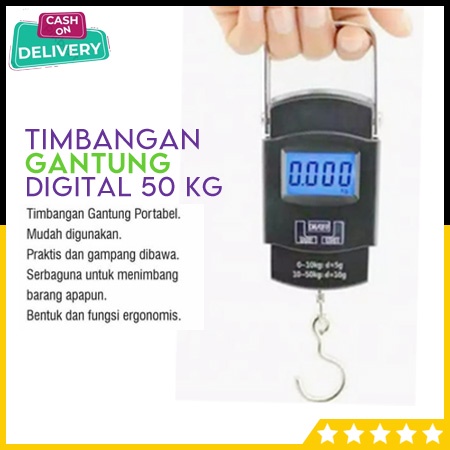 Jual Timbangan Gantung Digital 50 kg | Shopee Indonesia