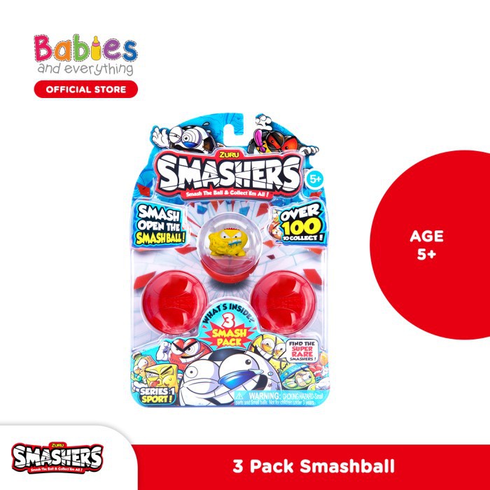 Jual Zuru Smashers 3Pk Smash Ball (Assorted Colour) | Shopee Indonesia