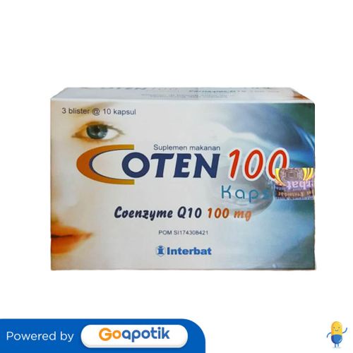 Jual Coten 100 Box Isi 30 Kapsul | Shopee Indonesia