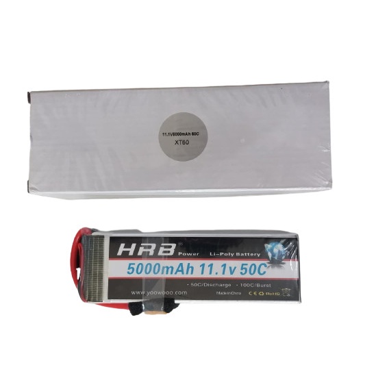 Jual Lipo baterai battery Lipo HRB 11.1V 3S 5000mAh 50C Drone Pesawat RC MJ27 | Shopee Indonesia