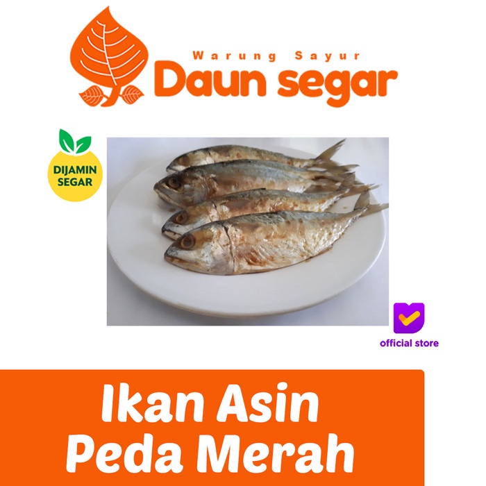 Jual Daun segar - Ikan Asin Peda Merah Besar 100 gram 250gr 1 kg ...