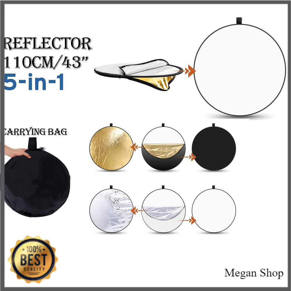 Jual Reflektor Cahaya Studio Foto 5in1 Diameter 110cm untuk Mengambil ...
