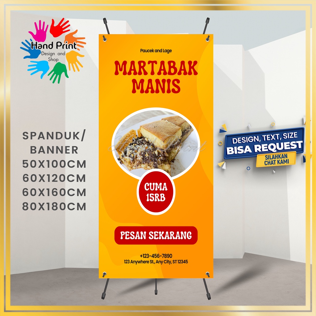 Jual SPANDUK / BANNER / MMT Martabak Manis Martabak Telor Keju Coklat ...