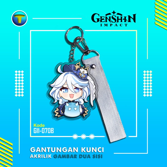 Jual Gantungan kunci Genshin Impact Furina Focalors Keychain ganci GI1 ...