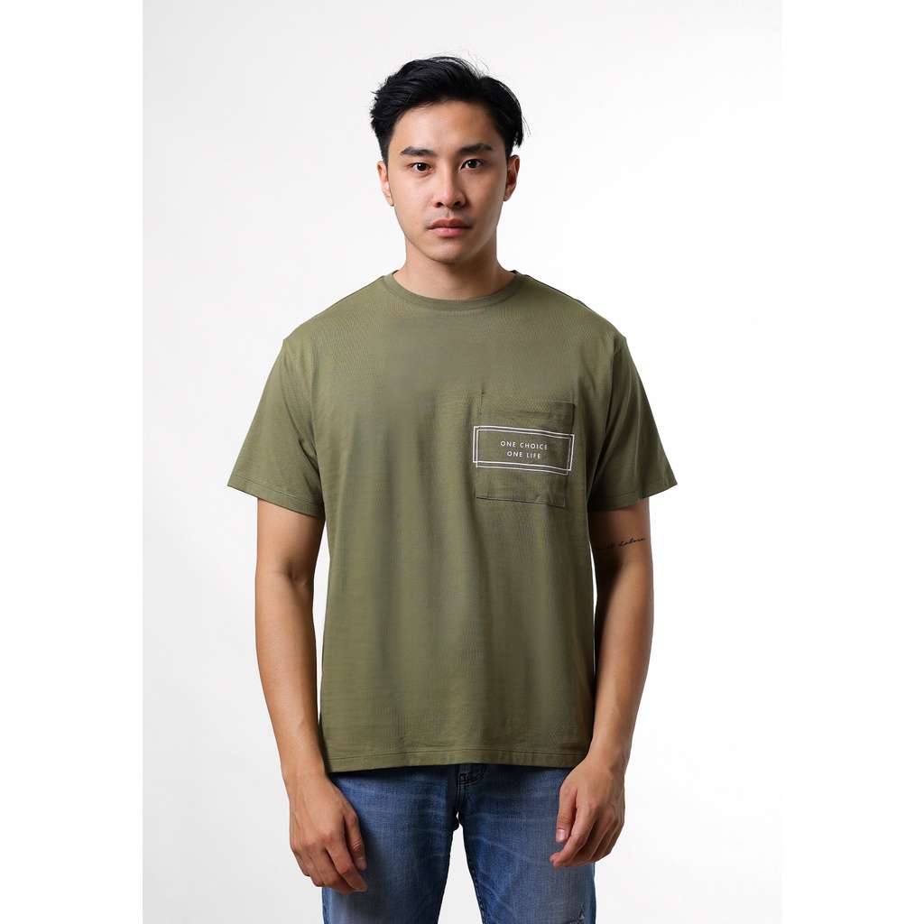 Jual Manzone Kaos Pria Lengan Pendek MZY-VUPLIX - OLIVE | Shopee Indonesia