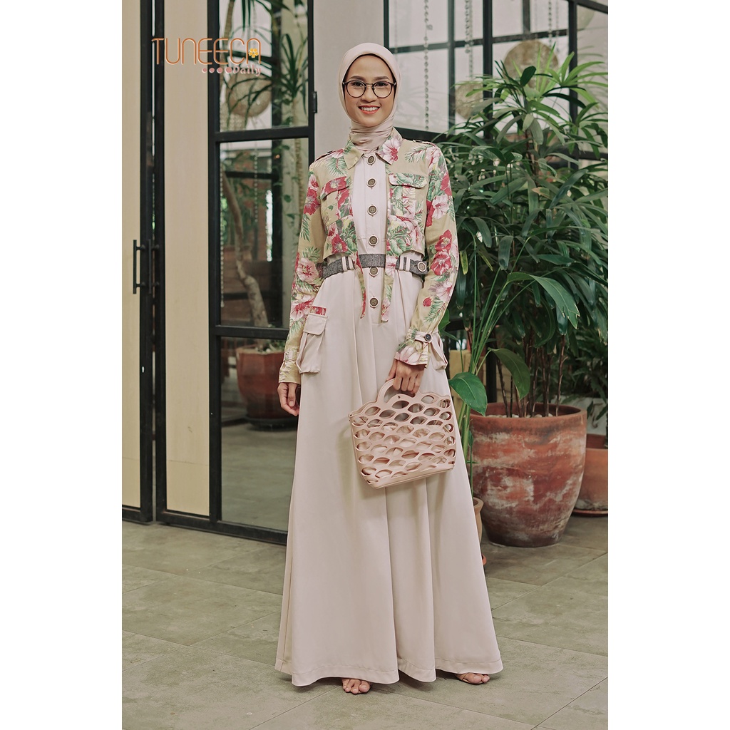 Jual DAILY GAMIS Zinni DG-0223008 / Tuneeca Daily / Gamis Kekinian ...