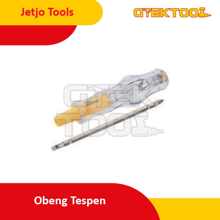 Jual Jetjo Tools Obeng Tespen AC 100-250V Bolak Balik AC Tester ...