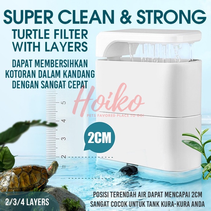 Jual TURTLE FILTER TANK LOW WATER AIR DANGKAL TEMPAT AQUARIUM KANDANG KURA | Shopee Indonesia