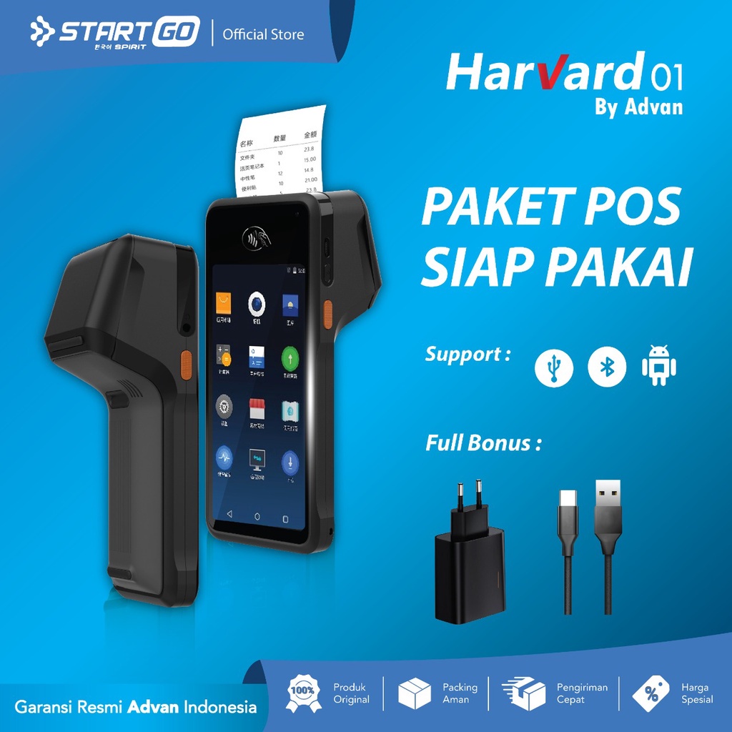 Jual ADVAN - Harvard 01 Smart Mobile Pos | Shopee Indonesia