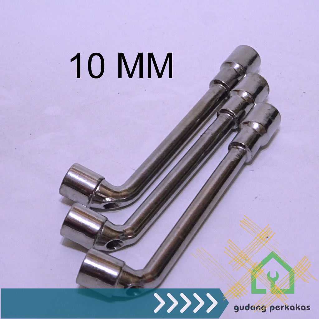 Jual Kunci Sock L Double Sok Key 2 Way Allen Shock 10MM | Shopee Indonesia