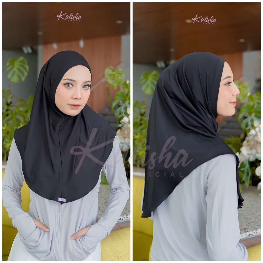 Jual Zaida Bergo Instan Malay Non Pet Kerudung Instan Hijab Daily Olahraga Jersey Premium By ...