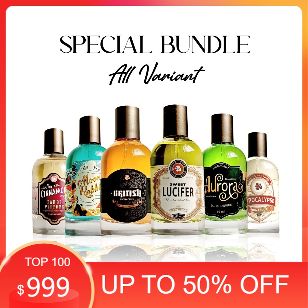 Jual Monacruz Perfume Special Bundle All Variant 6pcs | Shopee Indonesia