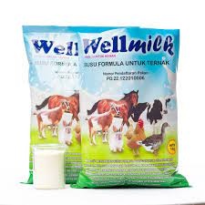Jual READY WELLMILK 1 KG WELL MILK REPLACER MILK SUSU TERNAK PANGGANTI ...