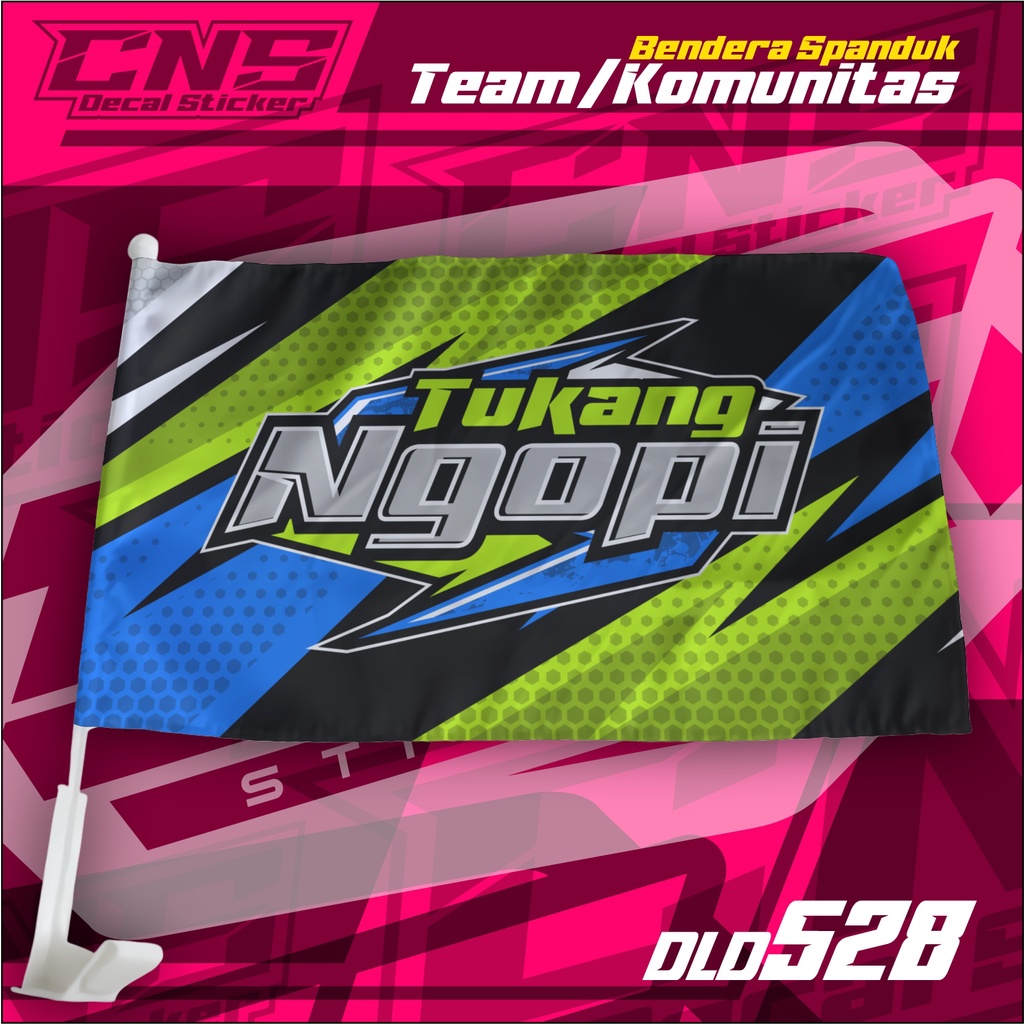 Jual Bendera Spanduk Komunitas Custom TUKANG NGOPI Bisa Request Desain ...