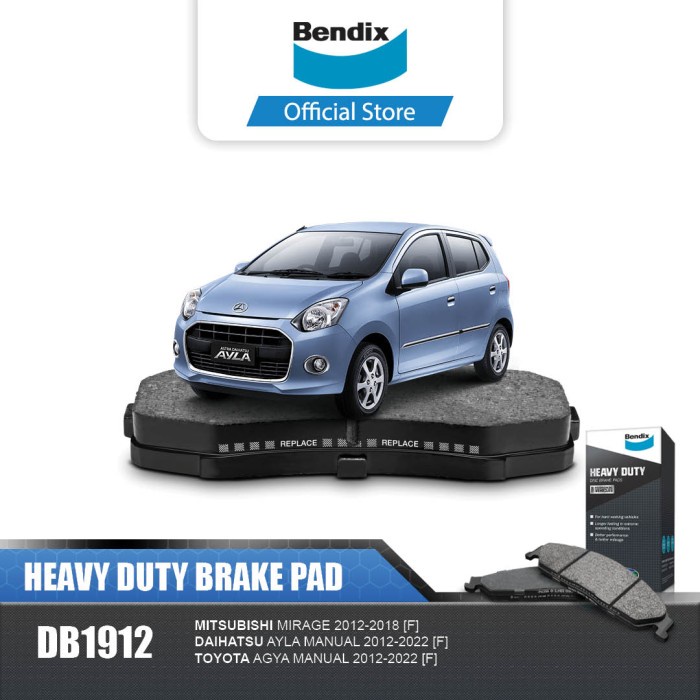 Jual Bendix Kampas Rem Depan Brake Pad Mobil Ayla Manual 2012-2022 DB1912HD | Shopee Indonesia