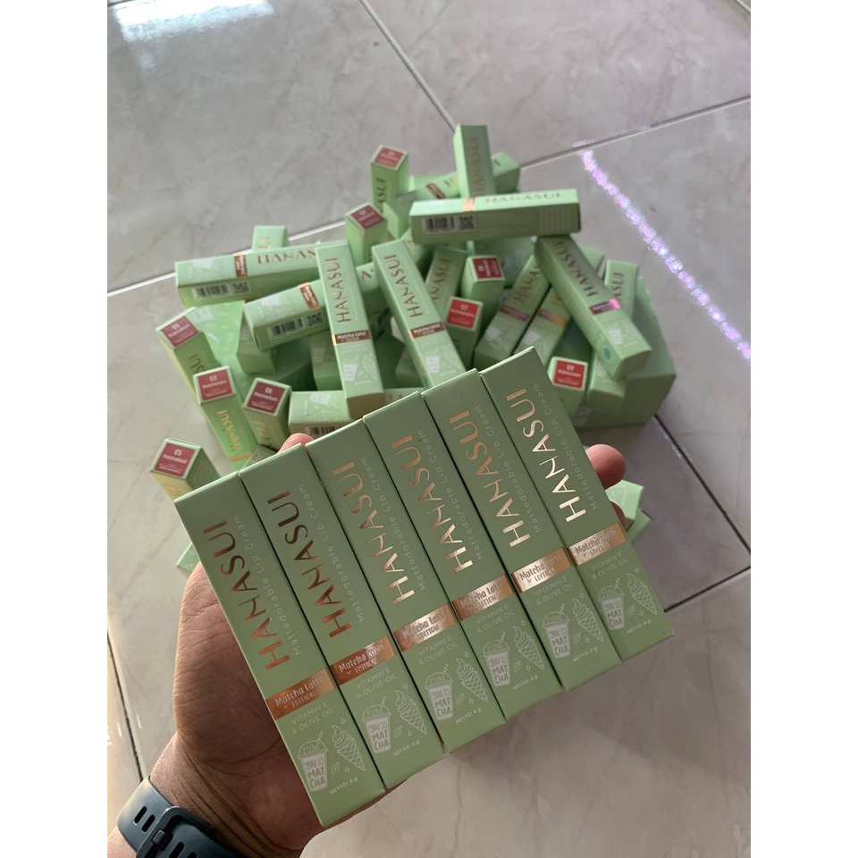 Jual Hanasui Mattedorable Lip Cream Matcha Edition 4gr | Shopee Indonesia
