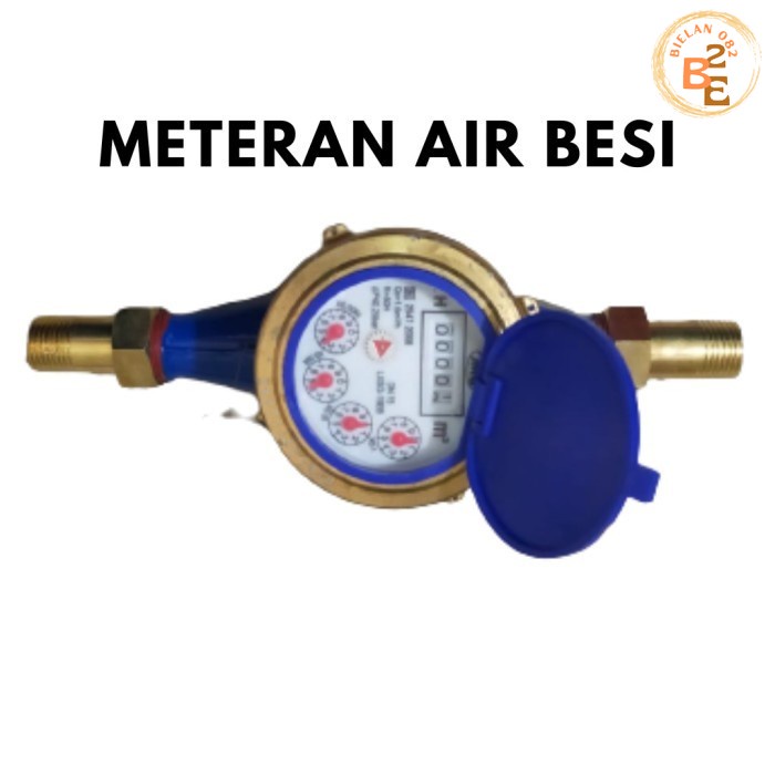 Jual METERAN AIR PDAM PAM BODY BESI 1/2 INCH WATER METER AIR BESI B82 ...