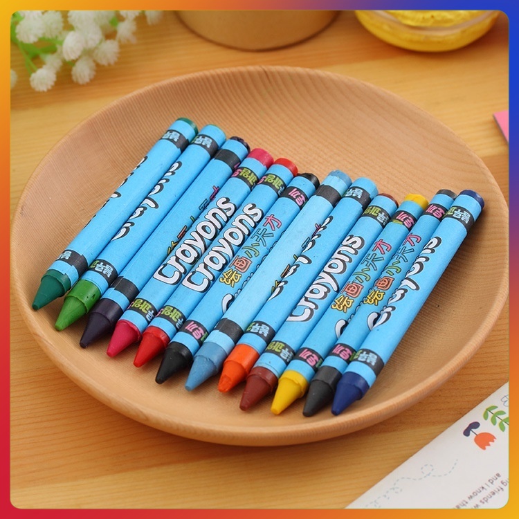 Jual Set krayon 8 warna / set stik gambar krayon lukisan cat minyak ...