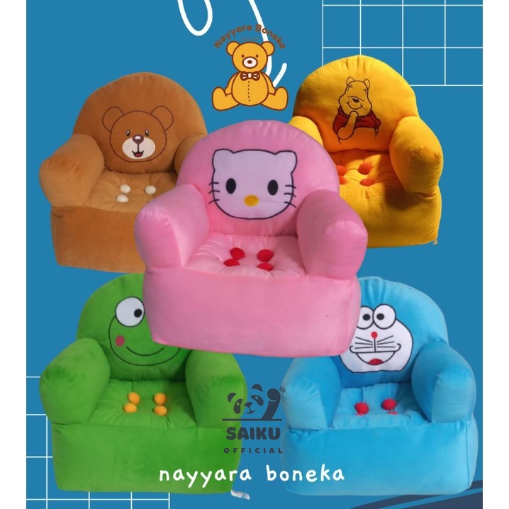 Jual SNI ! Boneka Sofa Jumbo Karakter 80 cm SAIKU OFFICIAL | Shopee ...