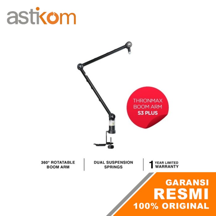Jual Stand Microphone Thronmax Zoom Boom Arm S3 Plus | Shopee Indonesia