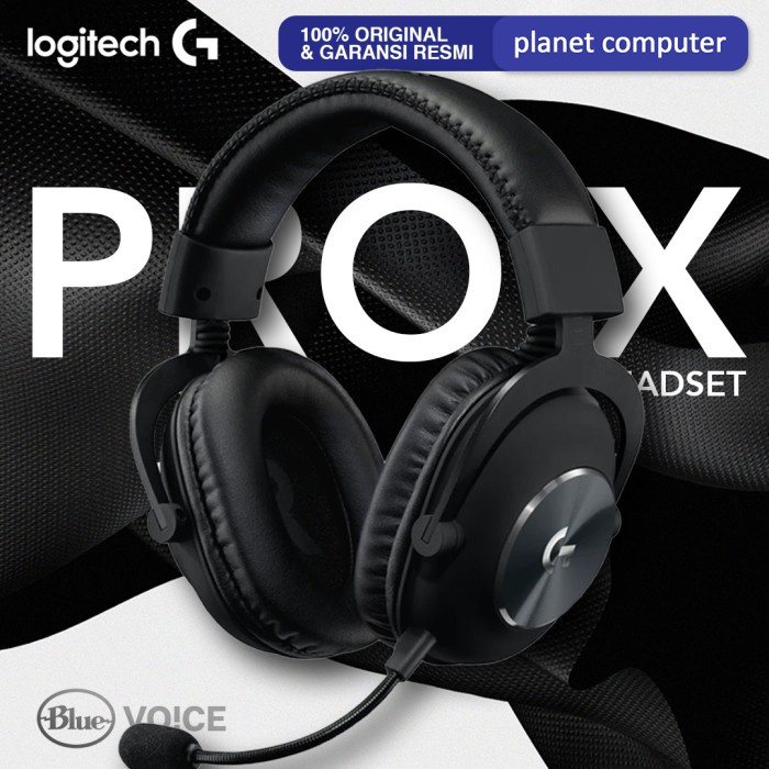 Jual Logitech Pro X Gaming Headset with Blue Voice Headphone | Shopee ...