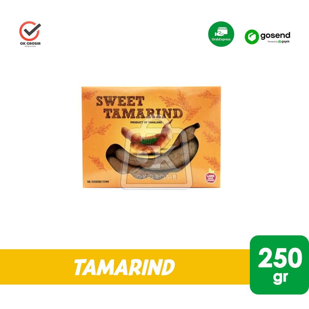 Jual Buah Asam / Sweet Tamarind Thailand 250gr (KHUSUS INSTANT ...