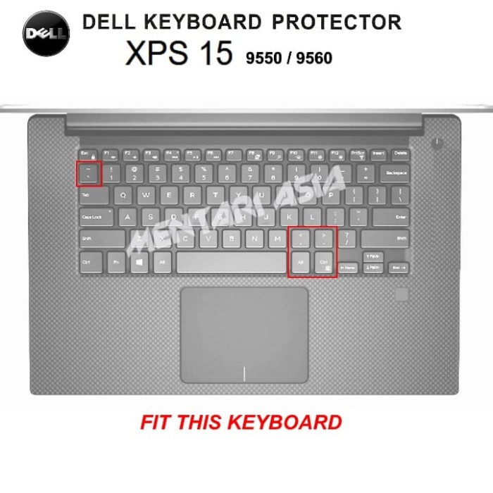 Jual Keyboard Protector DELL XPS-15 - High Grade TPU Clear | Shopee ...