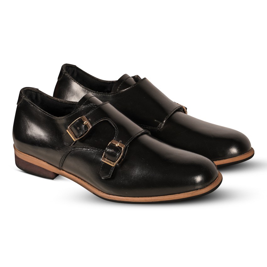Jual Gilly Monkstrap Black - Nappa Milano - Sepatu Wanita | Shopee ...