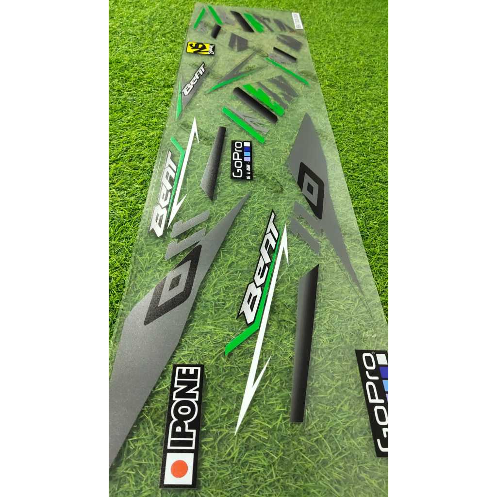 Jual Striping Beat Deluxe Dan IIs Bahan Bening Transparan Polet Sticker ...