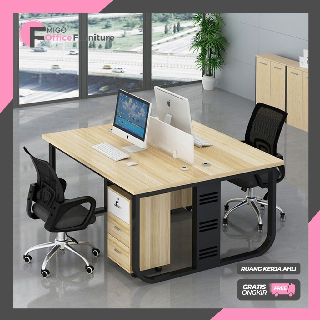 Jual Meja /Meja Kantor / Meja Kantor / Meja Kayu Minimalis / Computer ...