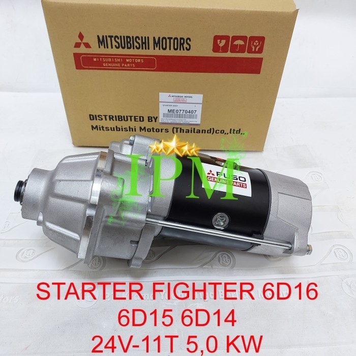 Jual STARTER ASSY FUSO FIGHTER 6D16 6D15 6D14 24V-11T ME0770407 ...
