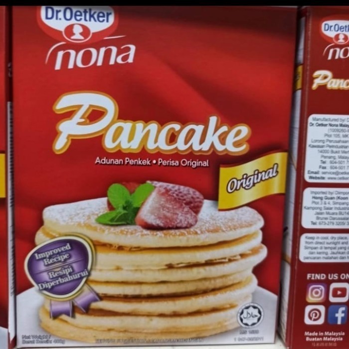 Jual dr. oetker nona pancake flour original tepung cake 400gr | Shopee ...
