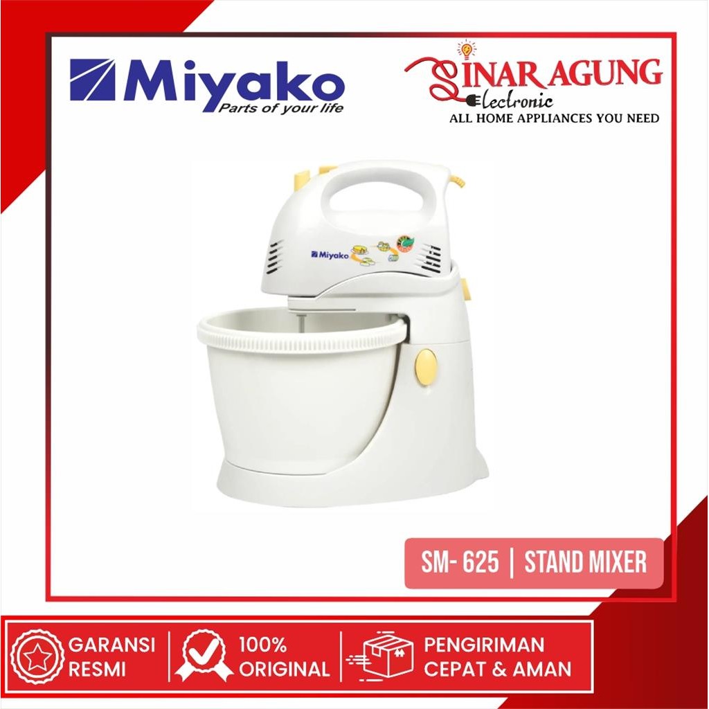 Jual MIYAKO SM625 / SM-625 STAND MIXER 3.5 LITER - GARANSI RESMI ...