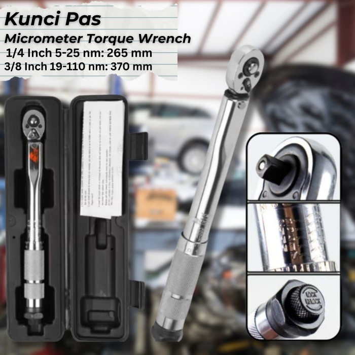 Jual Kunci Pas Shock Torsi Momen Mekanik Torque Wrench Two-Way Spanner ...