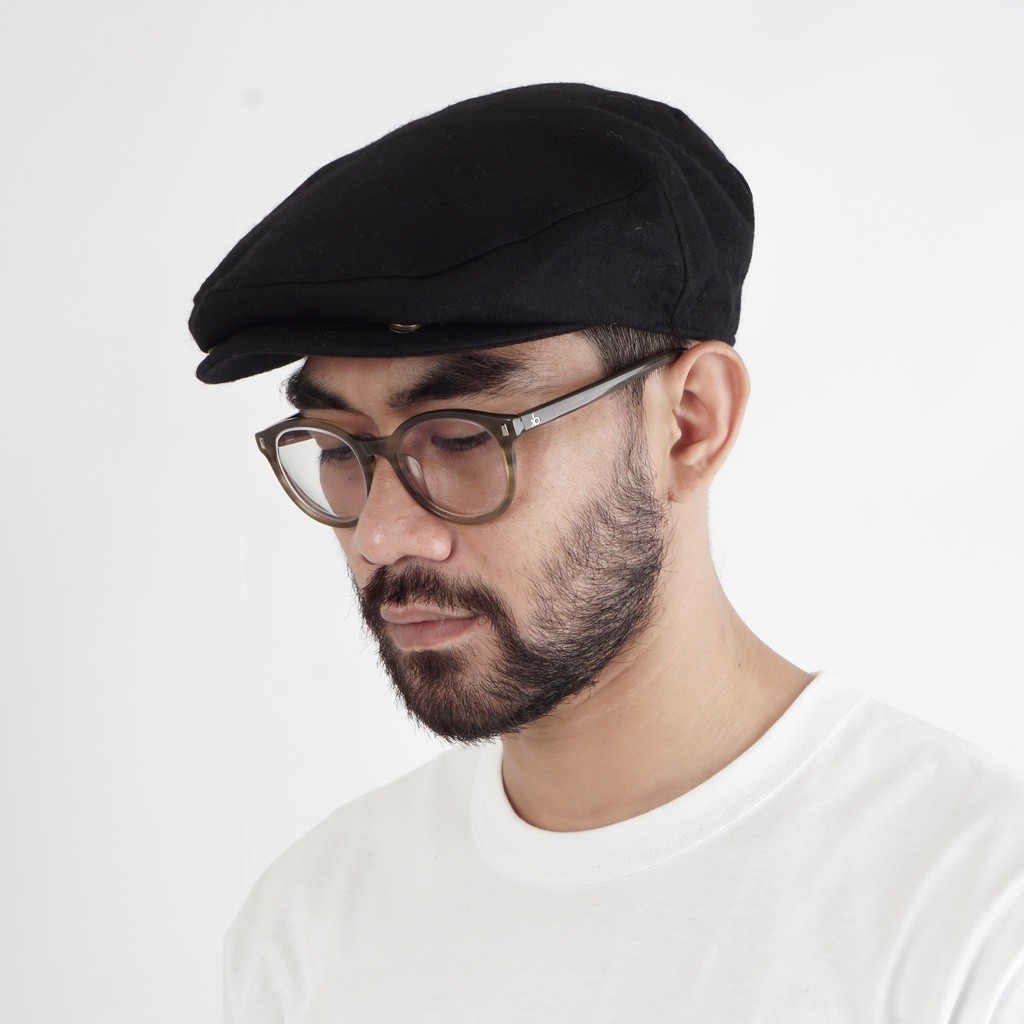 Jual Topi Kodok / Flat Cap Hat / Topi Pelukis / Topi Copet Laki ...