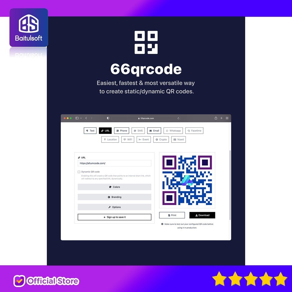 Jual SOURCE CODE APLIKASI ULTIMATE QR CODE GENERATOR & URL SHORTENER (SAAS) | Shopee Indonesia