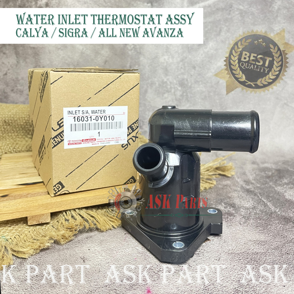 Jual water inlet thermostat assy calya sigra grand new avanza 16031 ...
