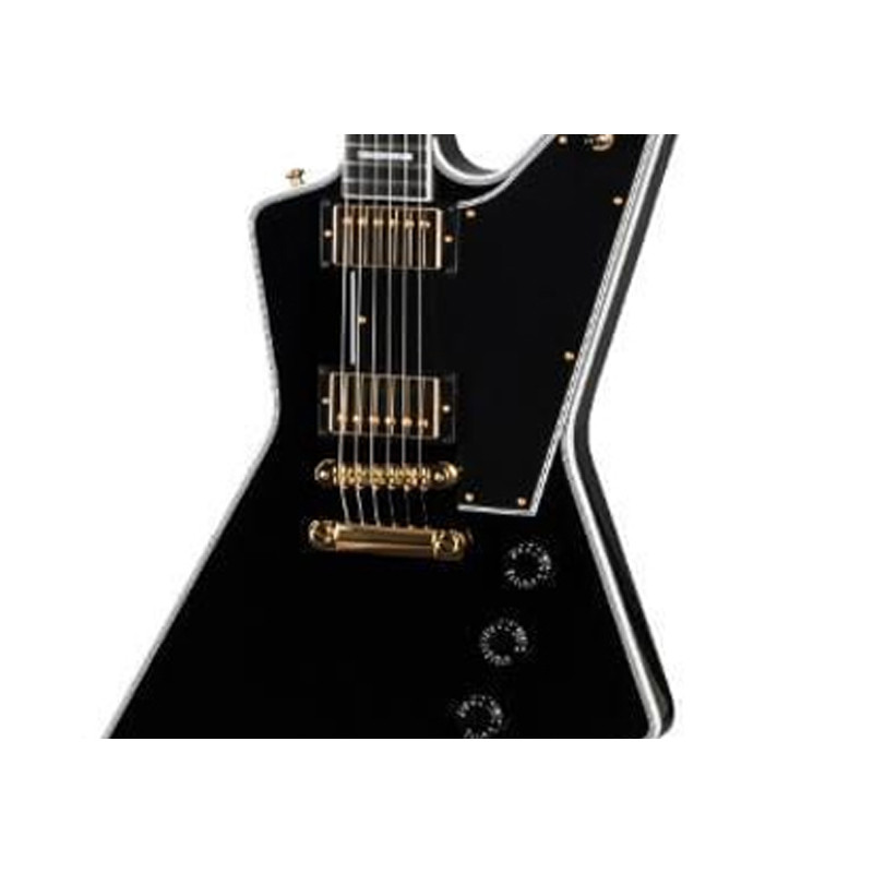 Jual Explorer Electric guitar Black gold parts black rosewood ...