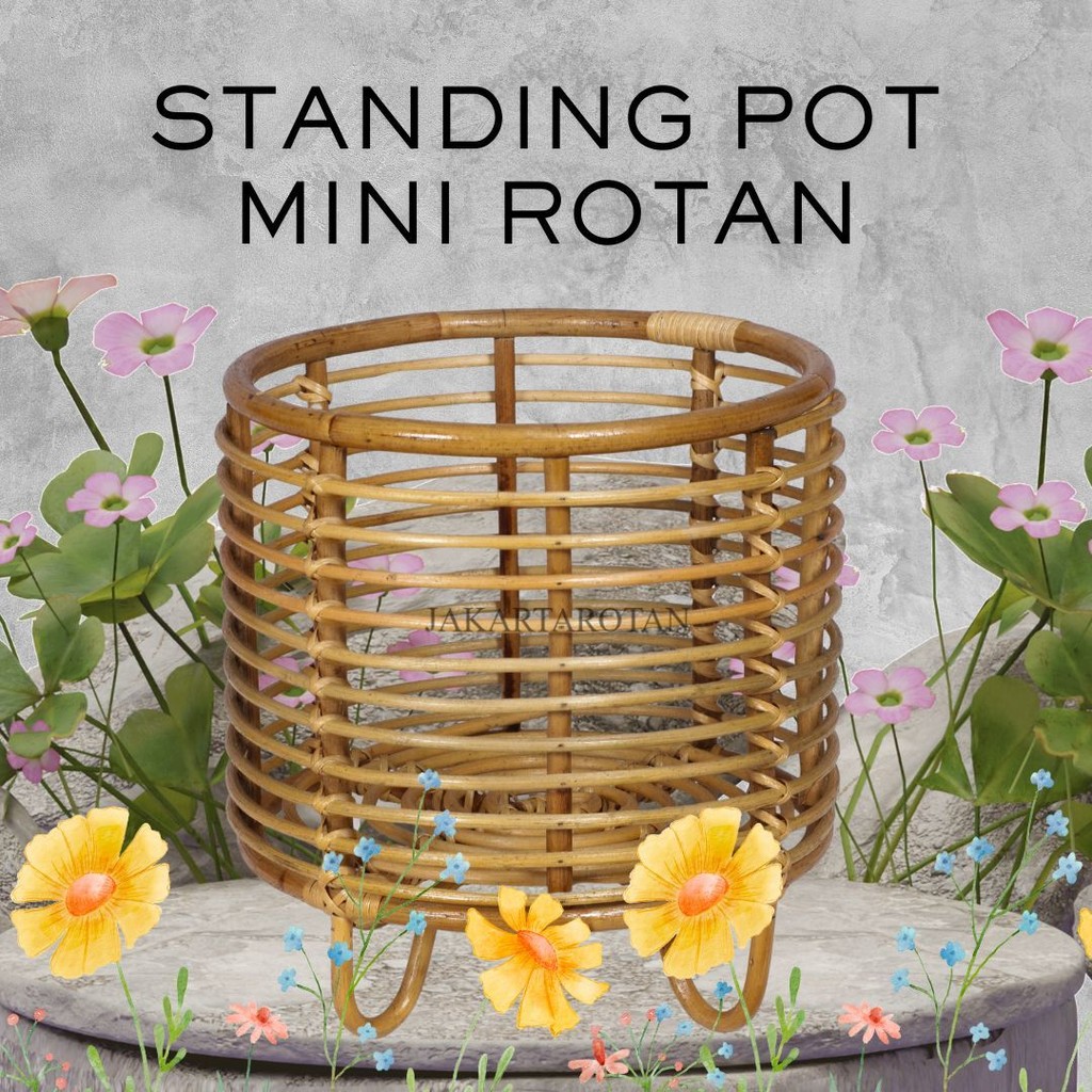 Jual Planter Rotan Handmade dengan Lapisan Melamin Glossy – Perpaduan ...