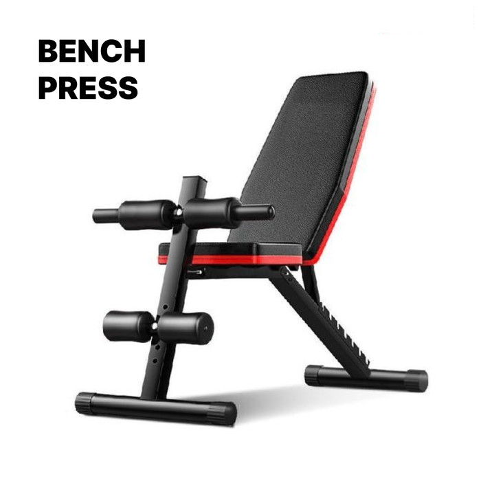 Jual Alat Fitness Home Gym Latihan Perut Bench-Press Foldable | Shopee ...