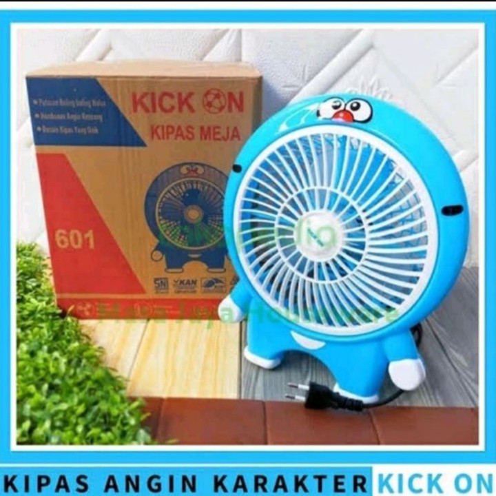 Jual Kipas Angin Meja Kick on Doraemon 601 / Kipas Angin Karakter ...