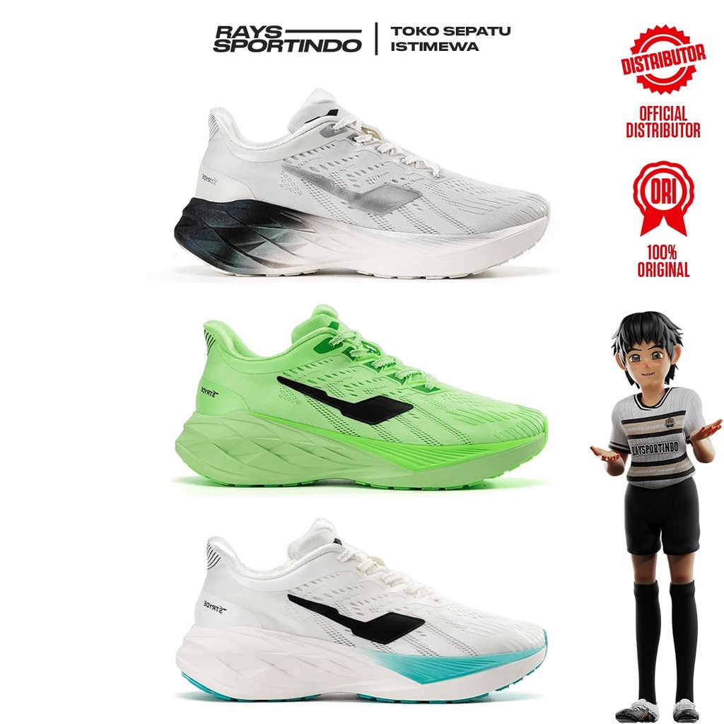 Jual SEPATU RUNNING HEIDEN HERITAGE STRYDE RAVEN | Shopee Indonesia