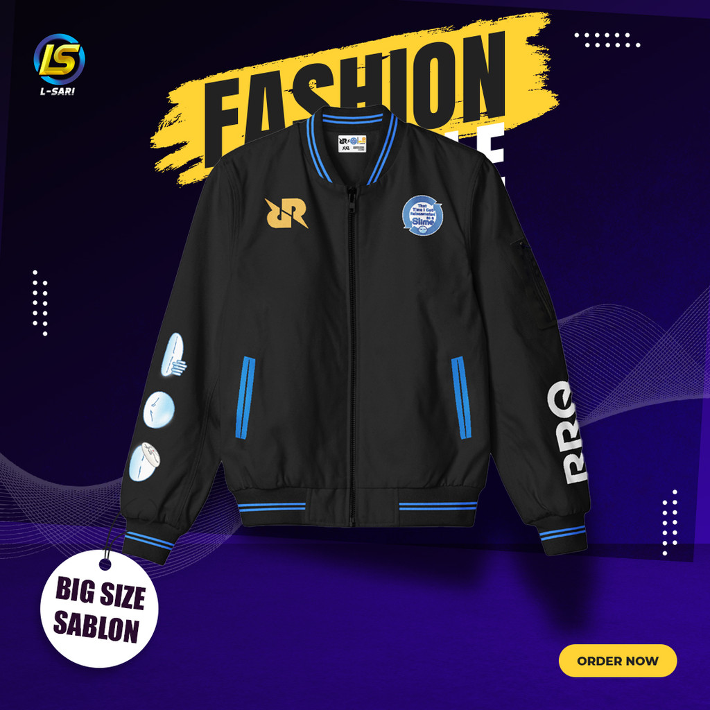 Jual JAKET RRQ X SLIME BOMBER BLACK TERBARU TAHUN 2024 ALTEREGO ECHO ...