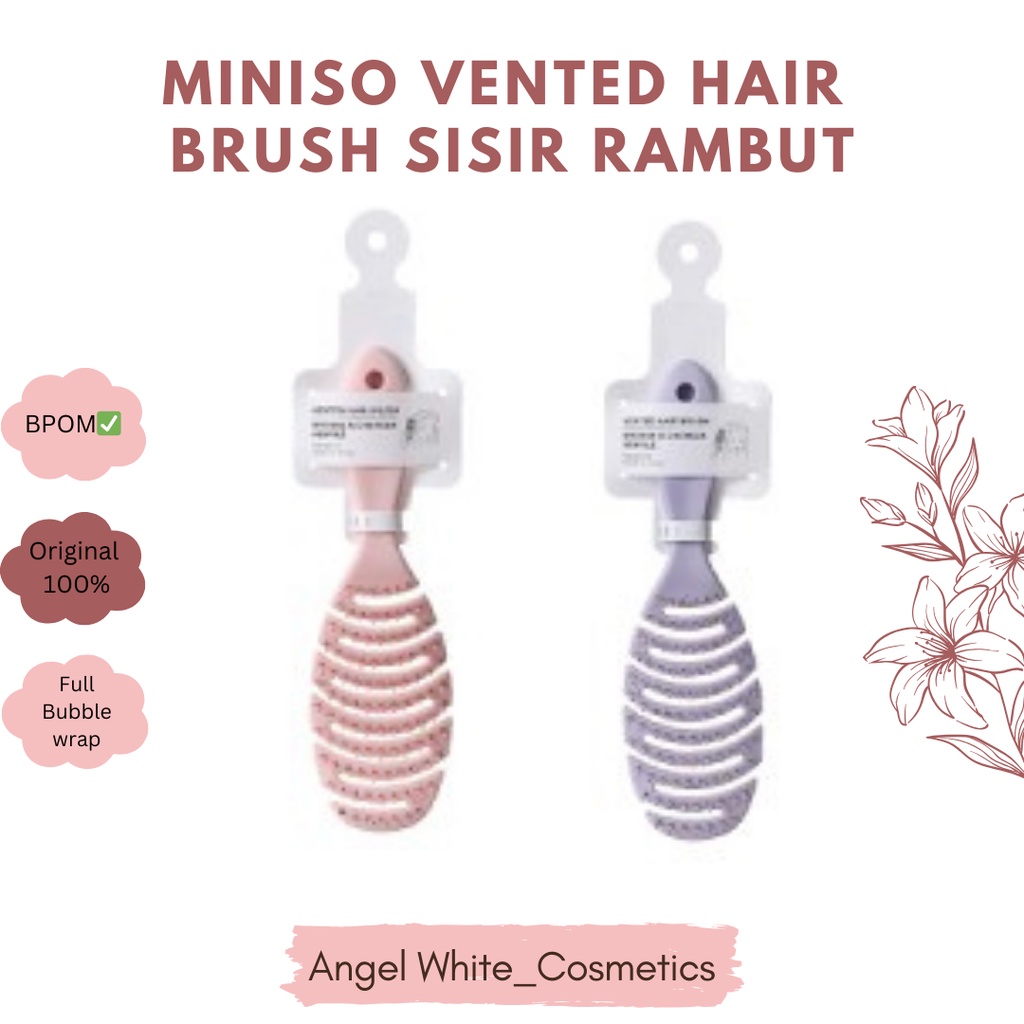 Jual MINISO VENTED HAIR BRUSH SISIR RAMBUT | Shopee Indonesia