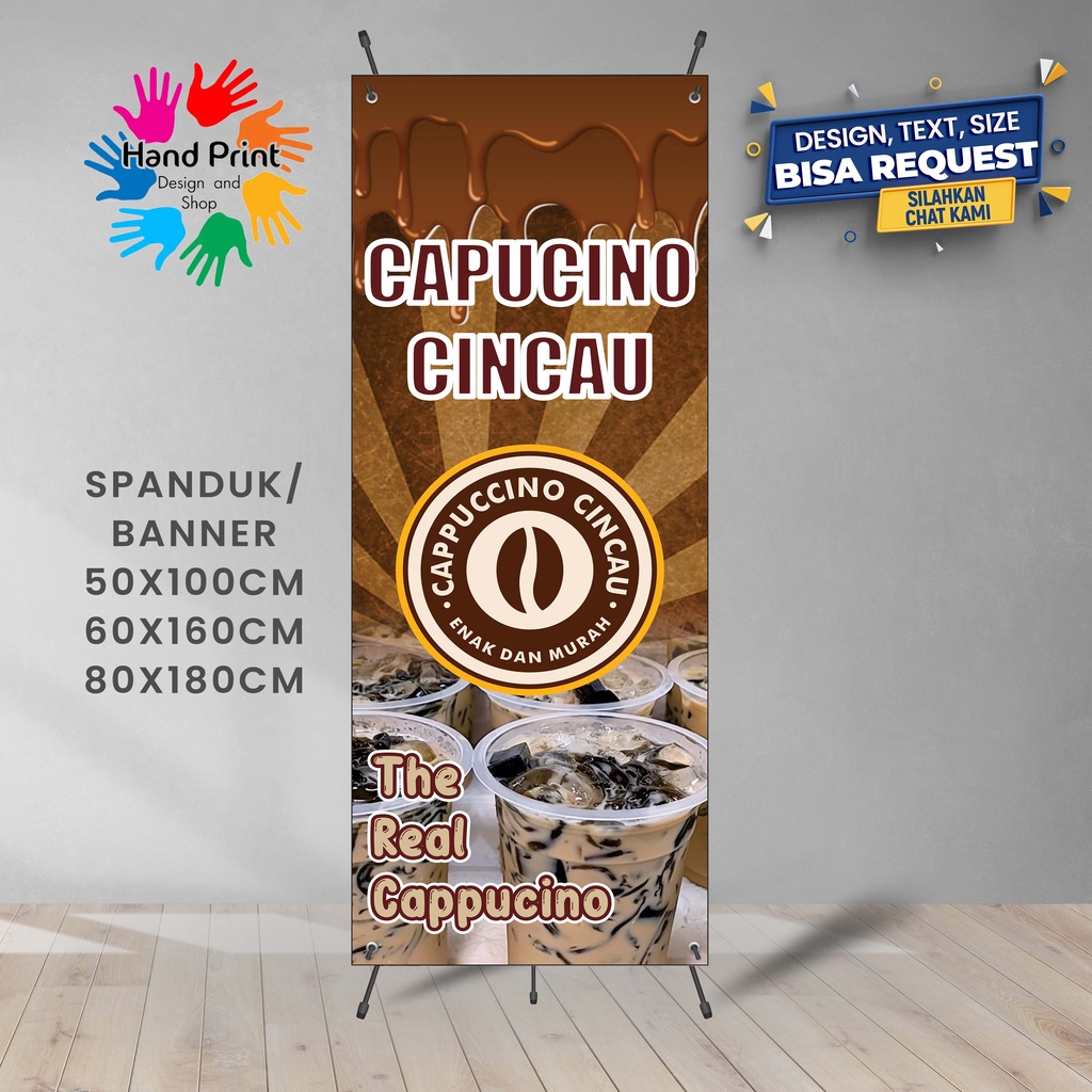Jual SPANDUK BANNER Es Cincau Kapucino Cappuccino C2 Gratis Memesan ...