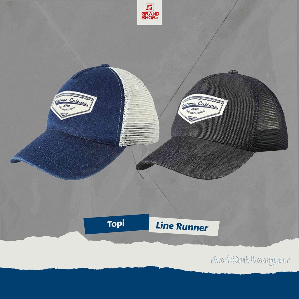 Jual Topi Pria Line Runner Arei Outdoorgear | Shopee Indonesia