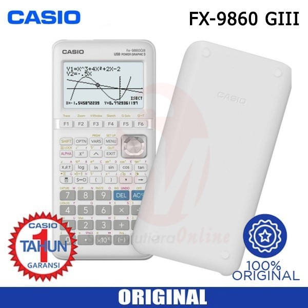 Jual Kalkulator CASIO FX 9860-GIII-SD Graphic Scientific Ilmiah ...