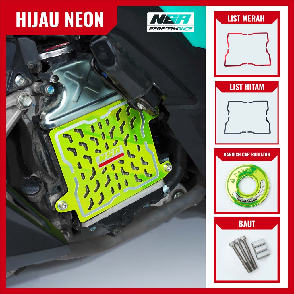 Jual NSA COVER RADIATOR XEON VARIO NMAX PCX ADV AEROX LEXI TUTUP ...